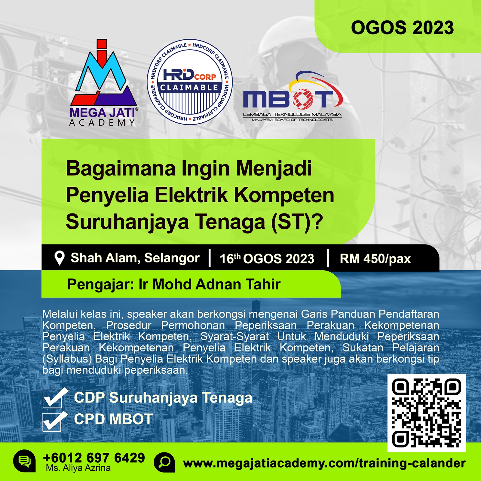 Bagaimana Ingin Menjadi Penyelia Elektrik Kompeten Suruhanjaya Tenaga (ST)