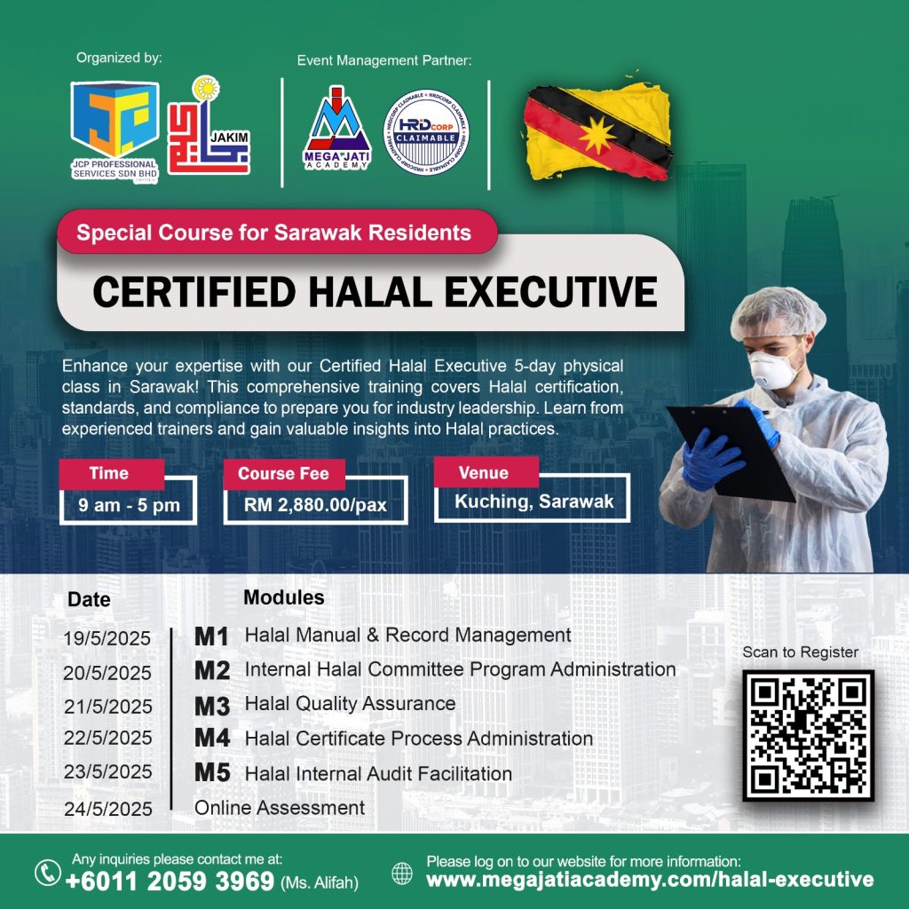 Certified Halal Executive Sarawak