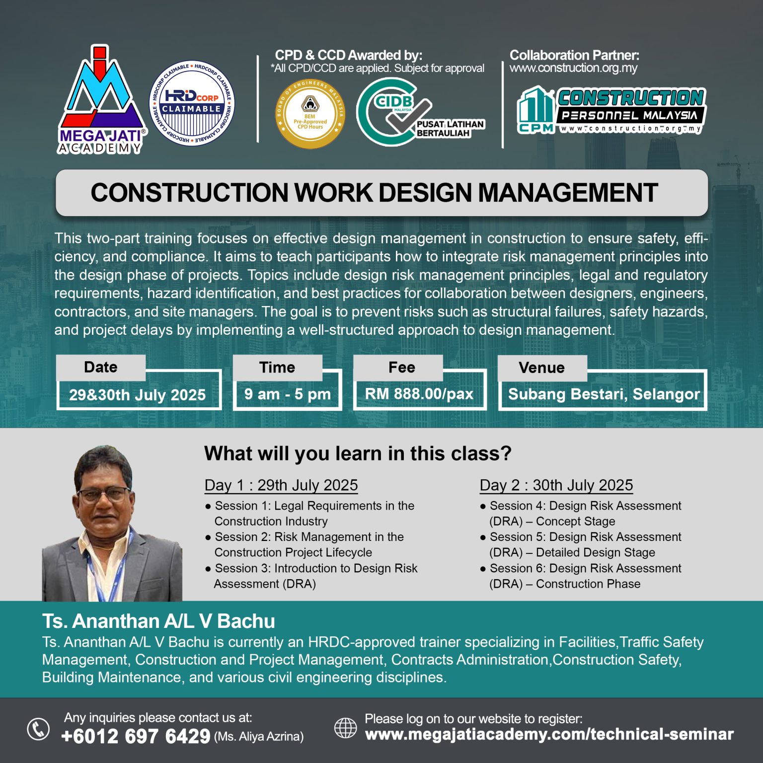 Construction Work Design Management