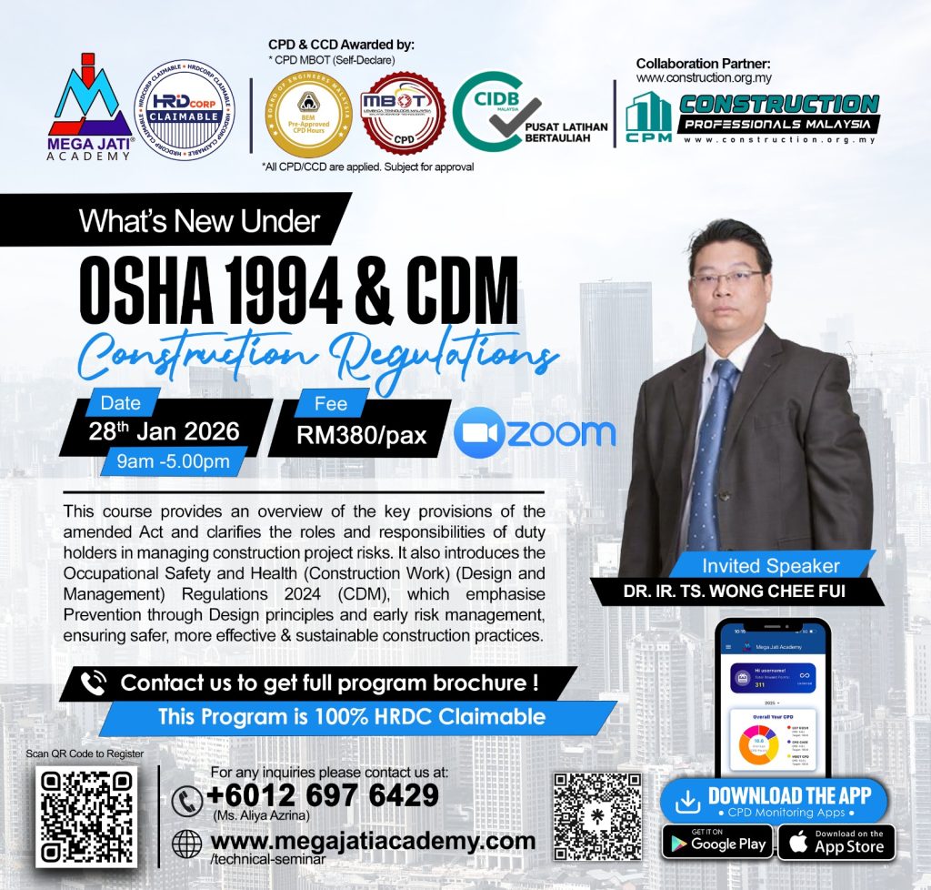 OSHA Act Amendment 2022 & CDM Regulations 2024